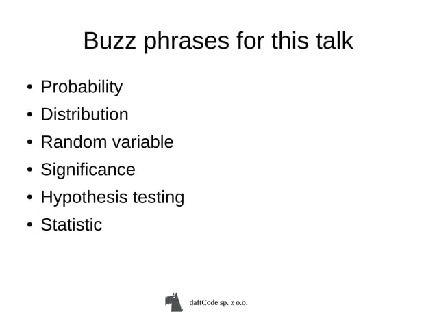 Statistical inference for (Python) Data Analysis. An introduction. | PPT
