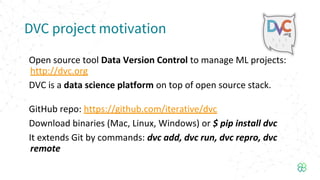 PyData Berlin 2018: dvc.org