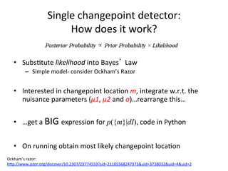 Changepoint Detection with Bayesian Inference | PDF