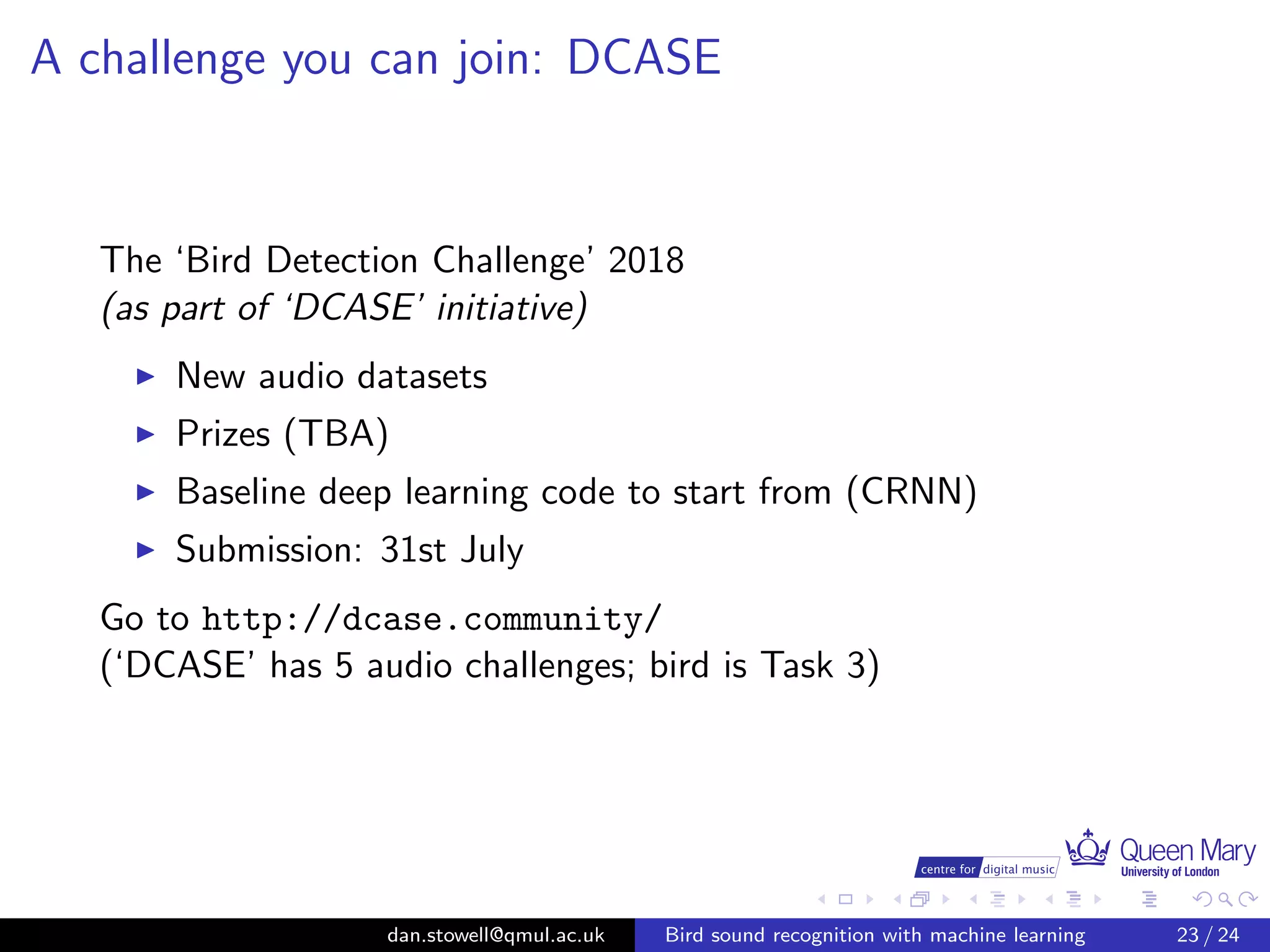 Who's singing? Automatic bird sound recognition with machine learning ...