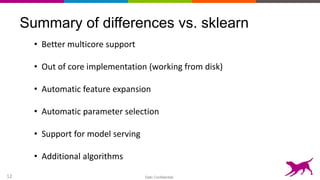 Danny Bickson - Python based predictive analytics with GraphLab Create | PPT