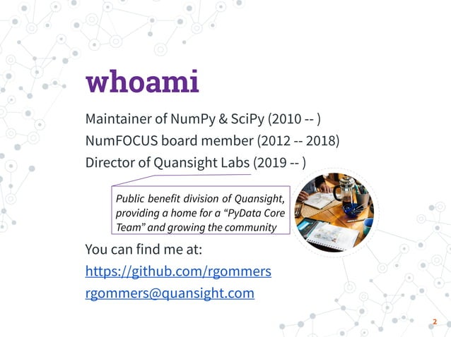The evolution of array computing in Python | PPT
