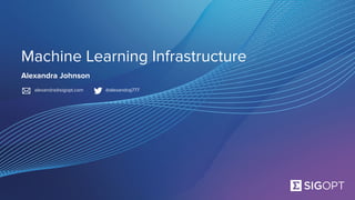 Machine Learning Infrastructure | PPT