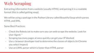 Pydata beautiful soup - Monica Puerto | PPT