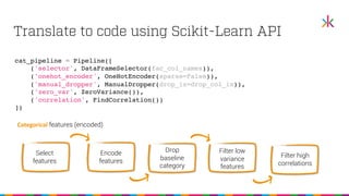 Taking your machine learning workflow to the next level using Scikit-Learn Pipelines | PPT