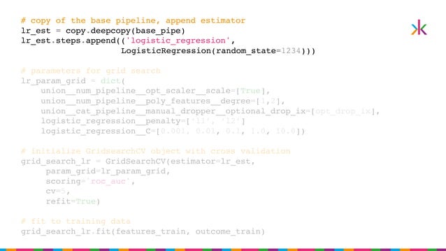 Taking your machine learning workflow to the next level using Scikit ...