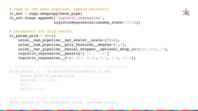 Taking your machine learning workflow to the next level using Scikit ...