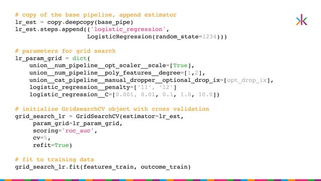 Taking your machine learning workflow to the next level using Scikit ...