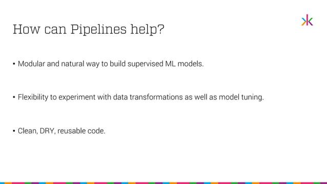 Taking your machine learning workflow to the next level using Scikit ...