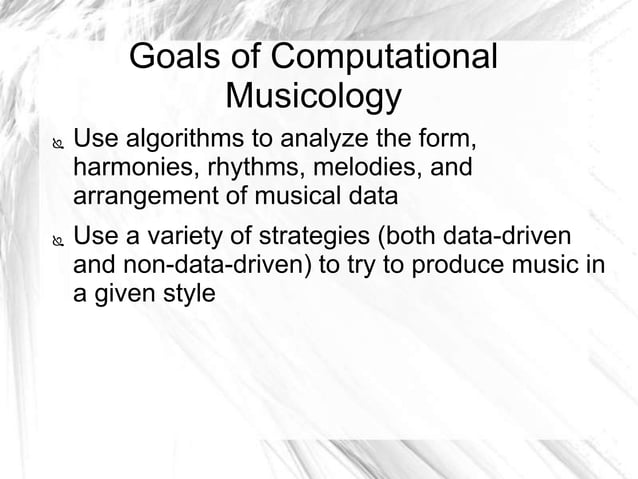 Computational Musicology in Python | PPT