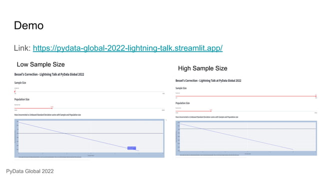 PyData Global 2022 - Lightning Talk - Bessel's Correction | PDF