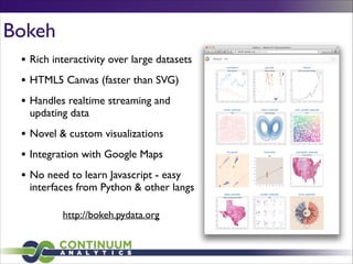PyData London Bokeh Tutorial - Bryan Van de Ven | PDF