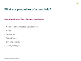 Talk at PyData Berlin about Manifold Learning and Applications | PPT