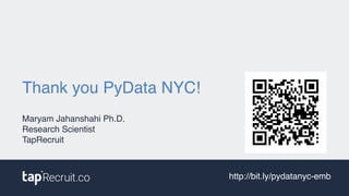 Using Embeddings to Understand the Variance and Evolution of Data Science... - Maryam Jahanshahi ...