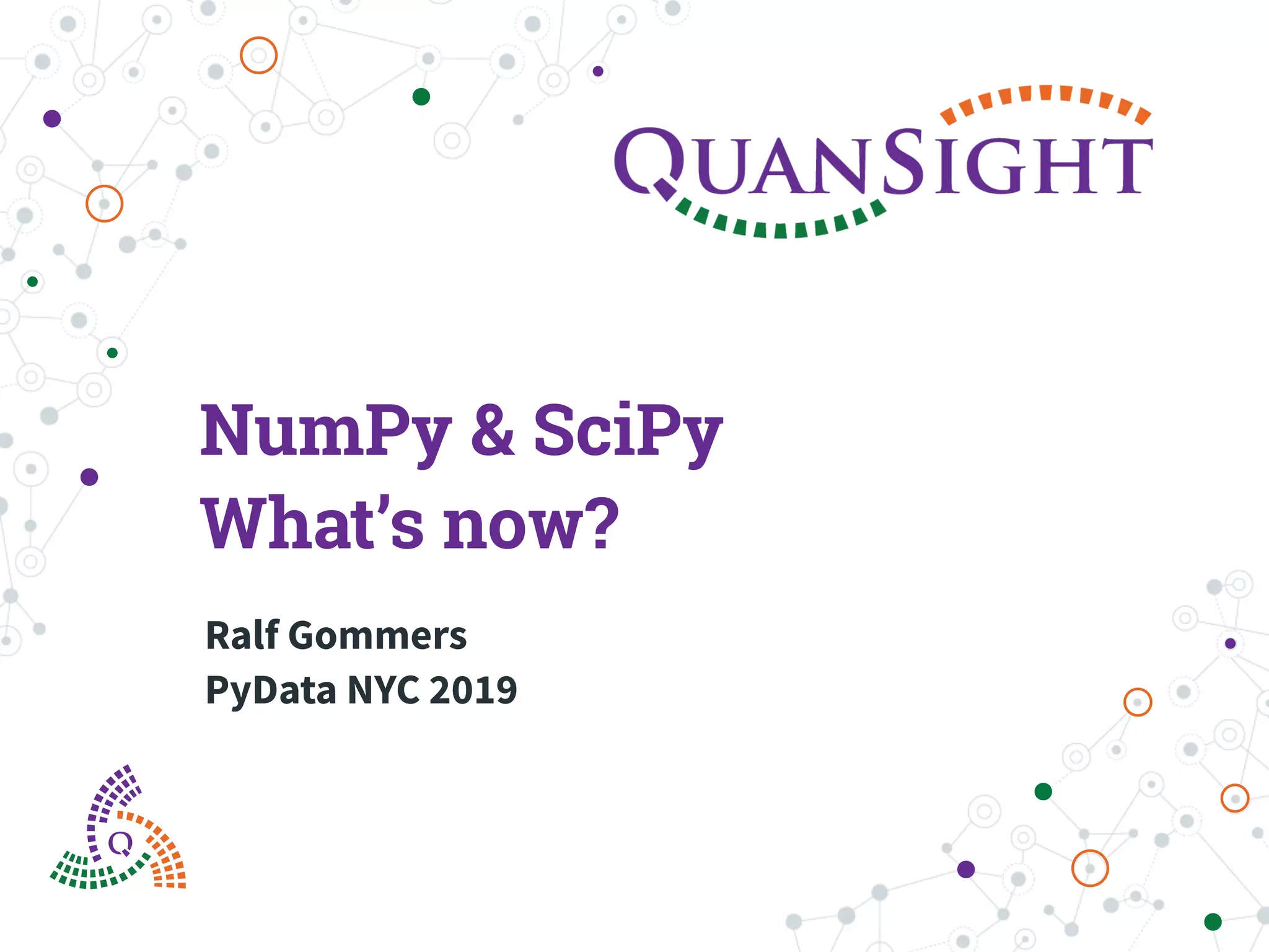Pydata Nyc Whatsnew Numpy Scipy 2019 Ppt Free Download 0550