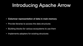 PyData Sofia May 2024 - Intro to Apache Arrow | PPT