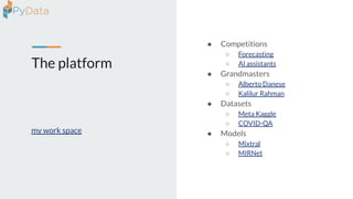 Overview of the Kaggle platform and its competitions | PDF