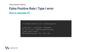Evaluation metrics for binary classification - the ultimate guide | PDF