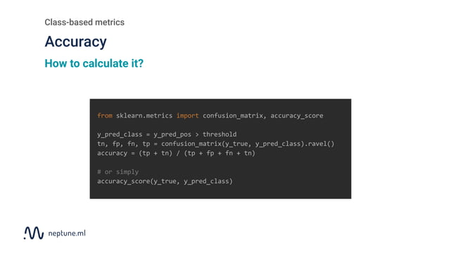 Evaluation metrics for binary classification - the ultimate guide | PDF ...