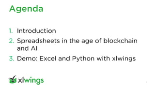 Python and Excel in Finance (PyData meetup Zurich) | PPT