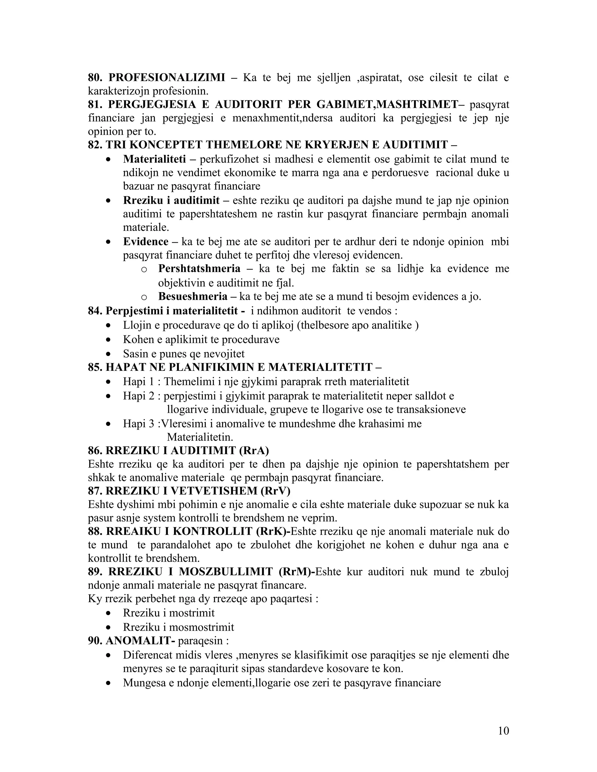 Auditim Pyejtje me pergjigjje | DOC