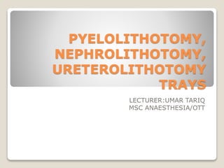 Pyelolithotomy
