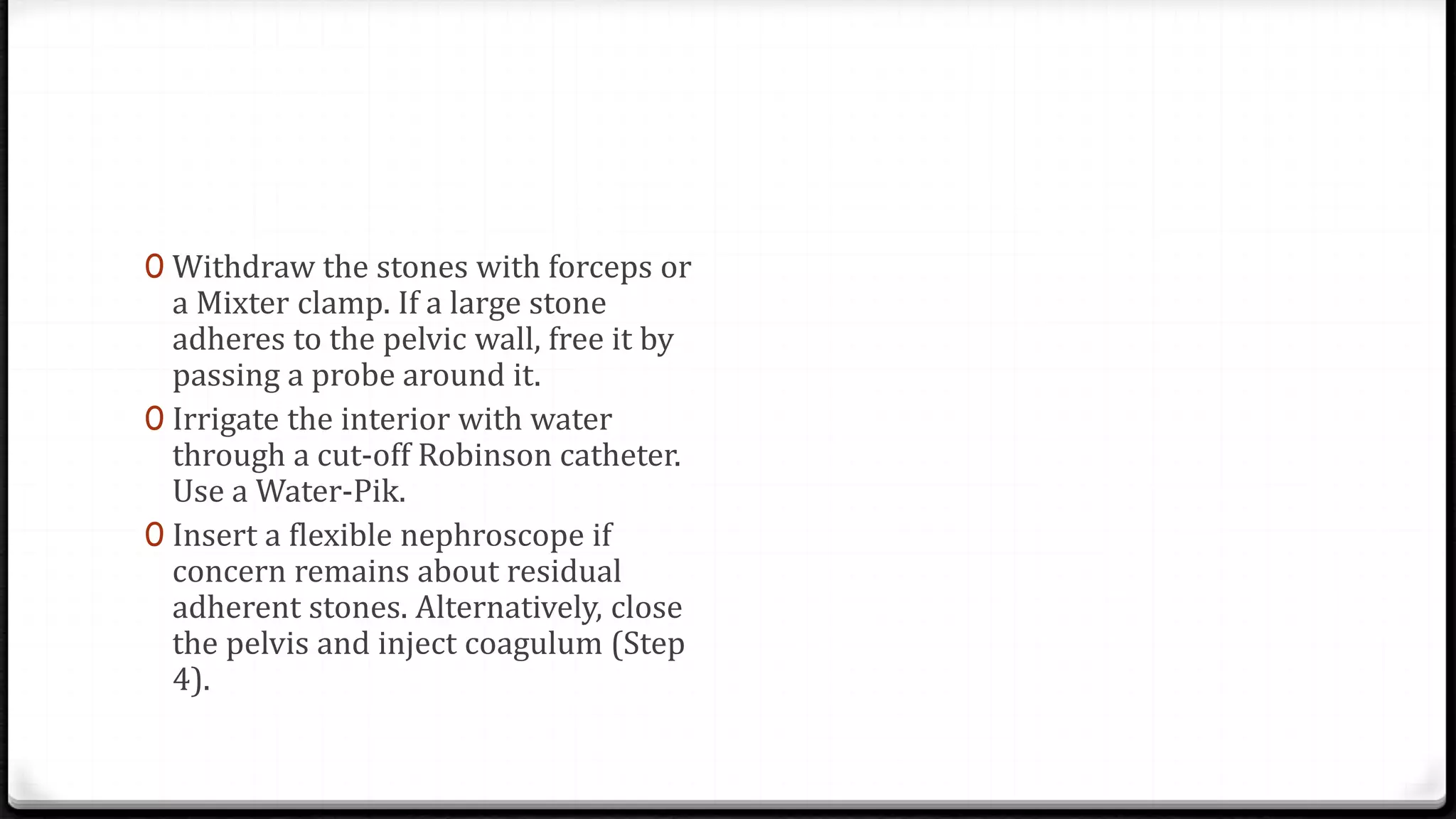 Open Pyelolithotomy | PPTX