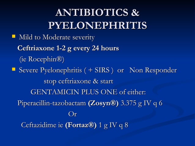 Pyelonephritis | PPT | Infectious Diseases | Diseases and Conditions