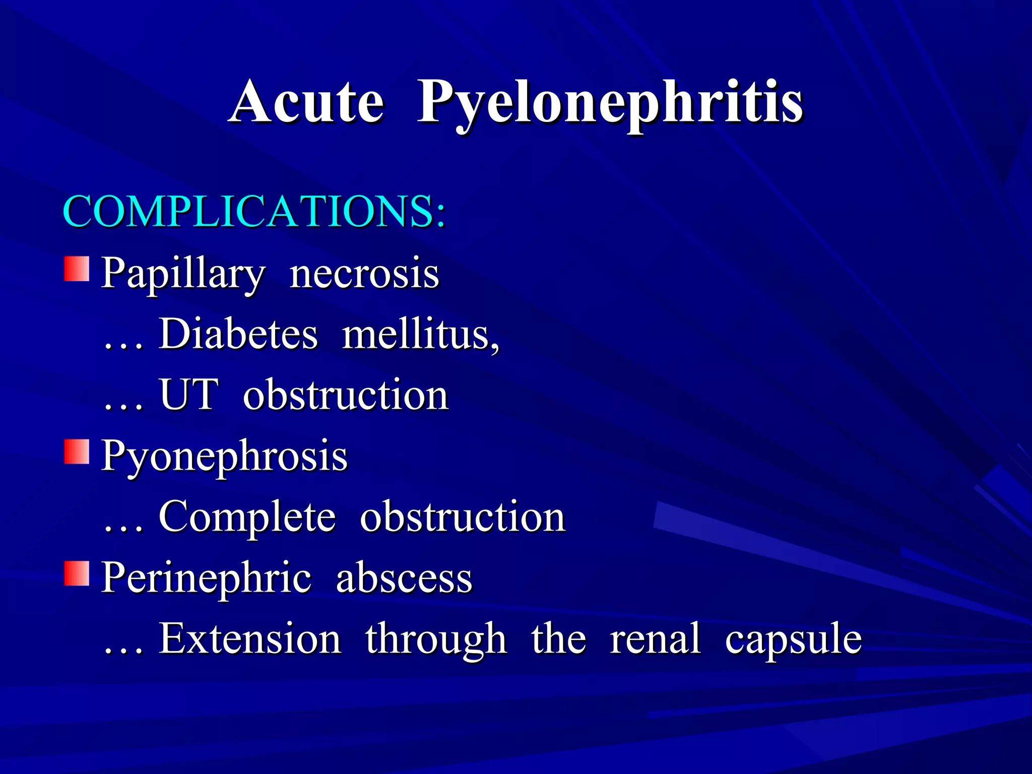Pyelonephritis csbrp | PPT