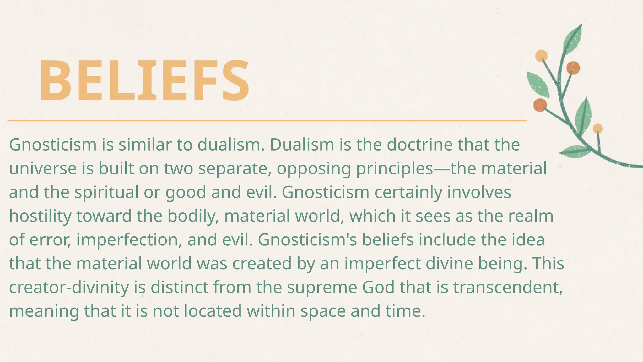 What's-Gnosticsm-and-its-affect-powerpoint | PPTX