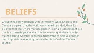 What's-Gnosticsm-and-its-affect-powerpoint | PPTX