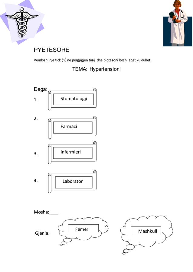 Pyetesore mbi HTA | PDF