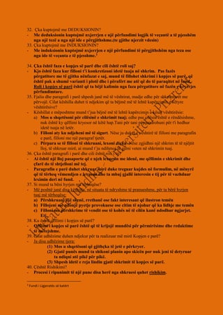 Metodologji & Shkrim Ligjor - Pyetje & Përgjigje dhe Kërkese(Shembull ...