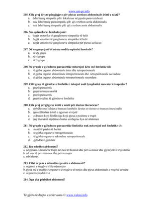 Pyetje Nga Abdomeni | DOC