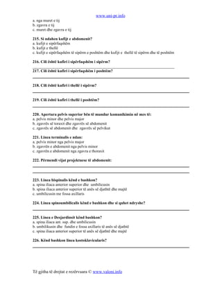 Pyetje Nga Abdomeni | DOC