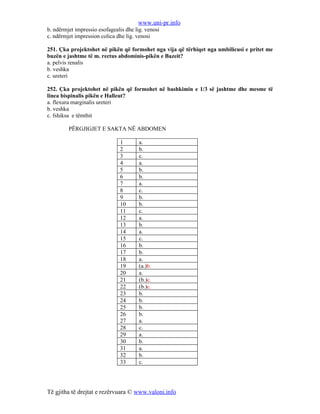 Pyetje Nga Abdomeni | DOC