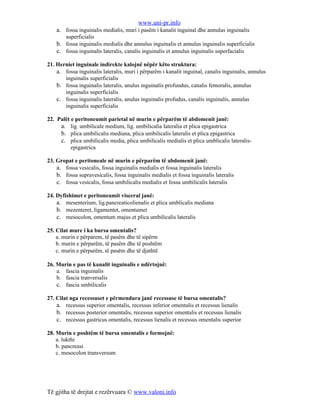 Pyetje Nga Abdomeni | DOC