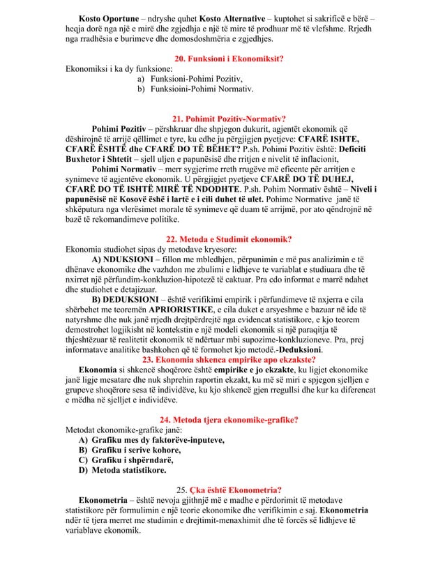 Pyetjepergjigje mikroekonomi Arsim Ibishi | DOC
