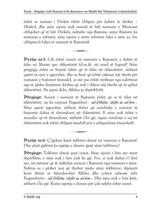 Pyetje Pergjigje rreth Bajramit | PDF