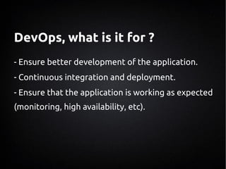 Pyfest Tunisia 2015 - Python & DevOps | PPT