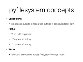 PyFilesystem | PPT