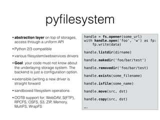 PyFilesystem | PPT
