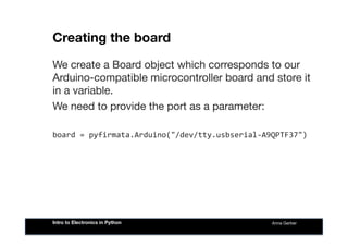 Intro to Electronics in Python | PPT