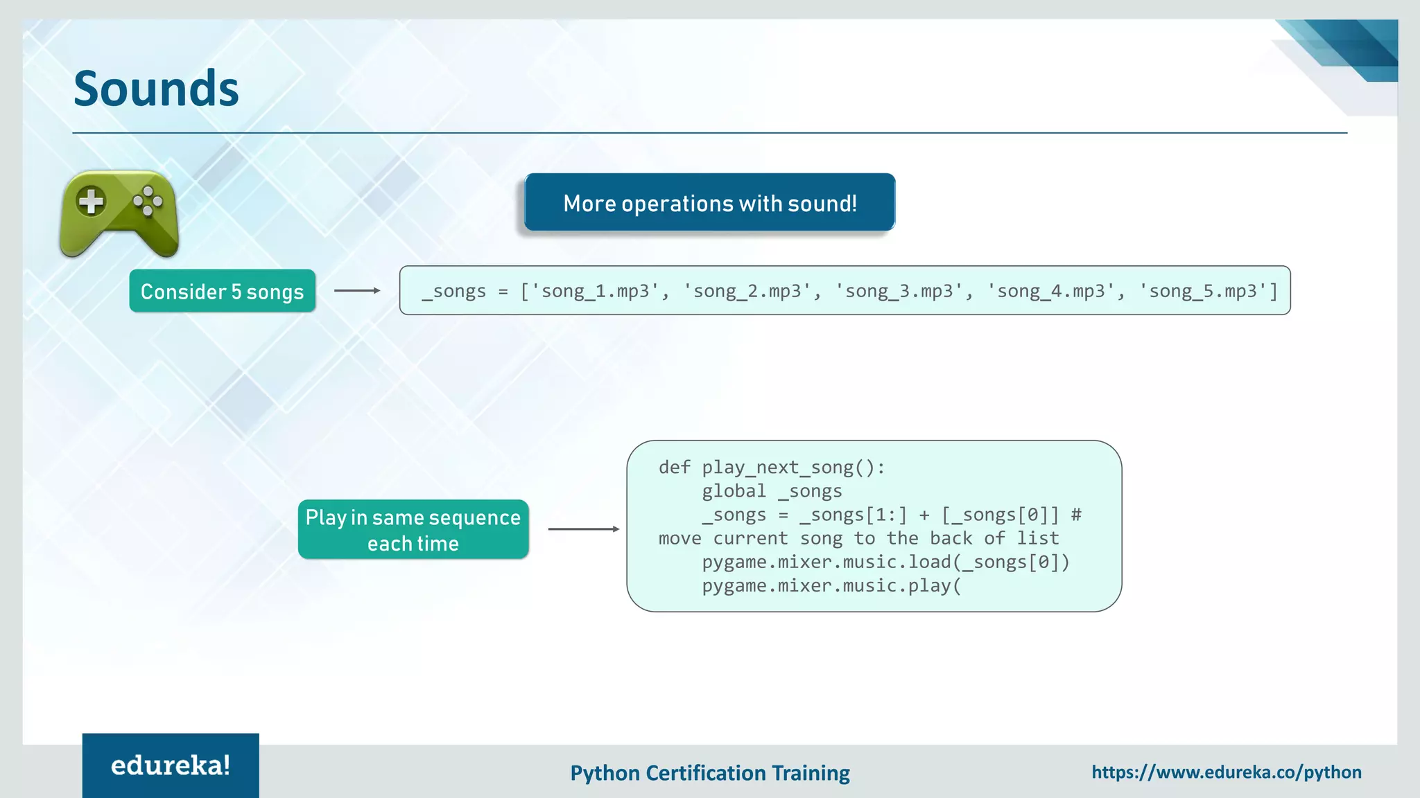 Pygame Tutorial Pygame Python Tutorial For Beginners Python Certification Training Edureka