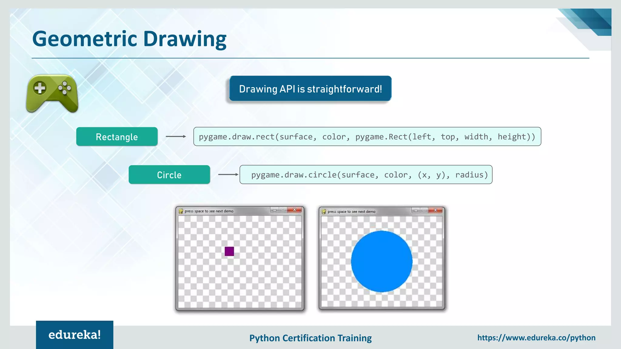Pygame Tutorial Pygame Python Tutorial For Beginners Python Certification Training Edureka