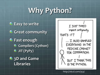 Minecraft in 500 lines with Pyglet - PyCon UK | PPTX