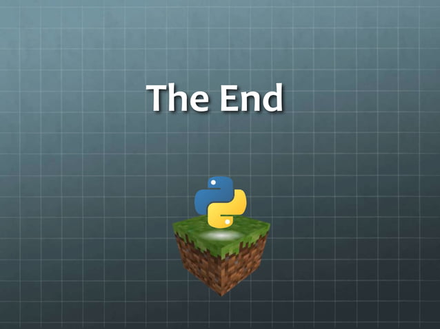 Minecraft in 500 lines of Python with Pyglet | PPTX