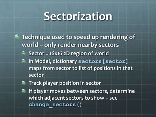 Minecraft in 500 lines of Python with Pyglet | PPTX