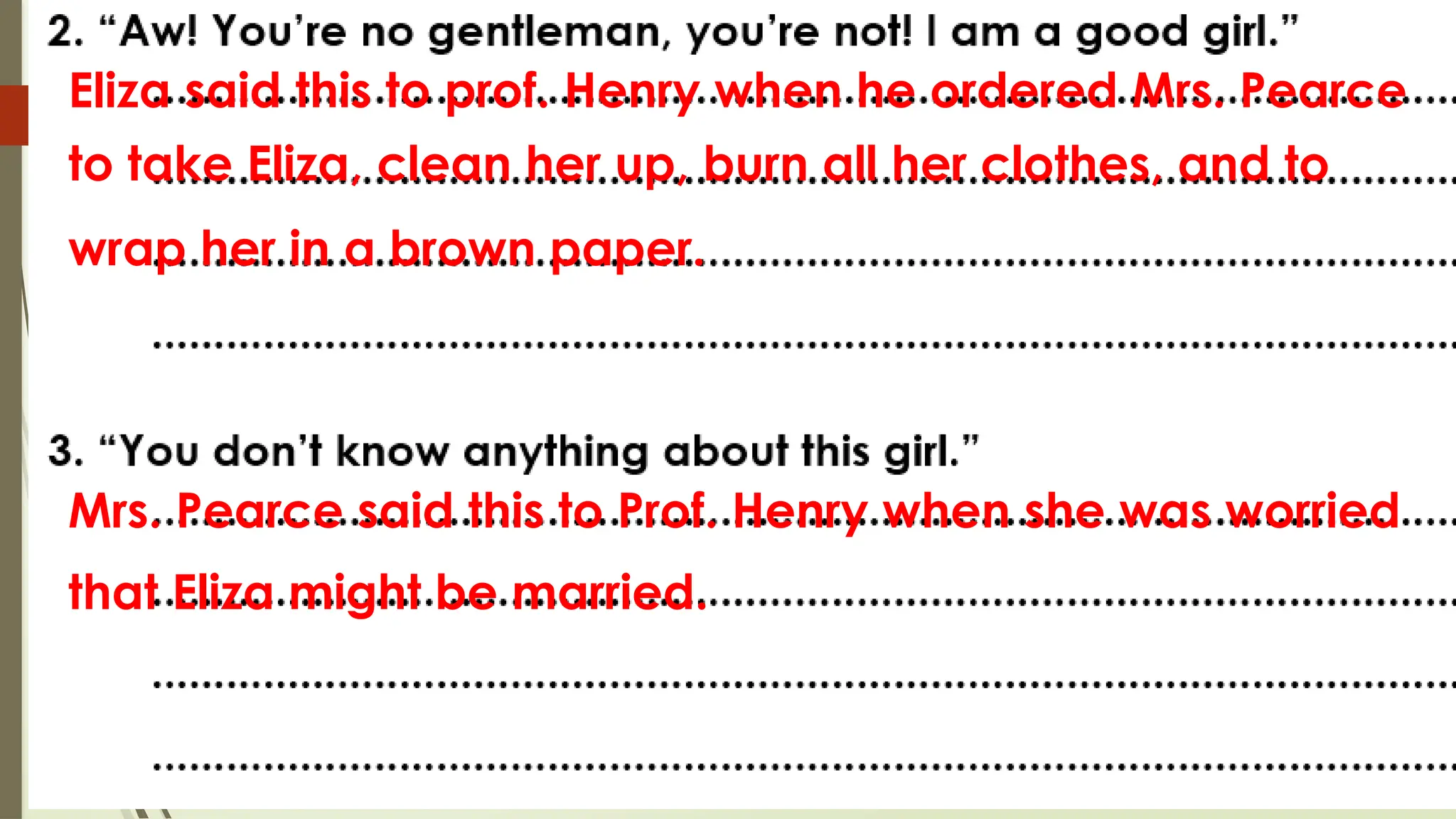 Pygmalion. PowerPoint replied with an answer | PPTX