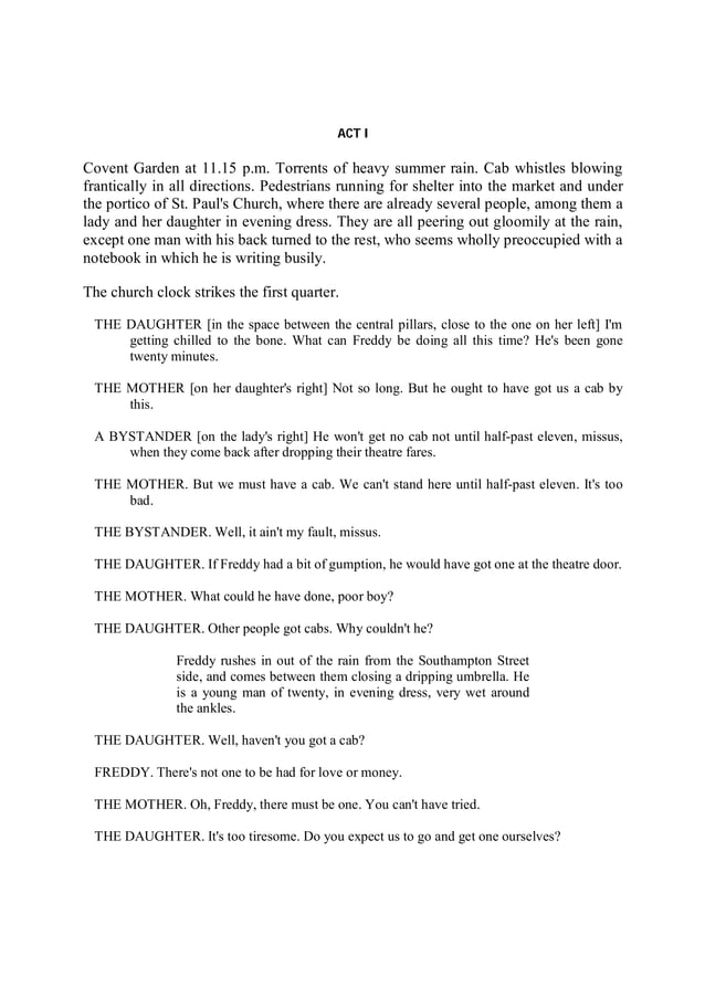 Pygmalion by george_bernard_shaw | PDF